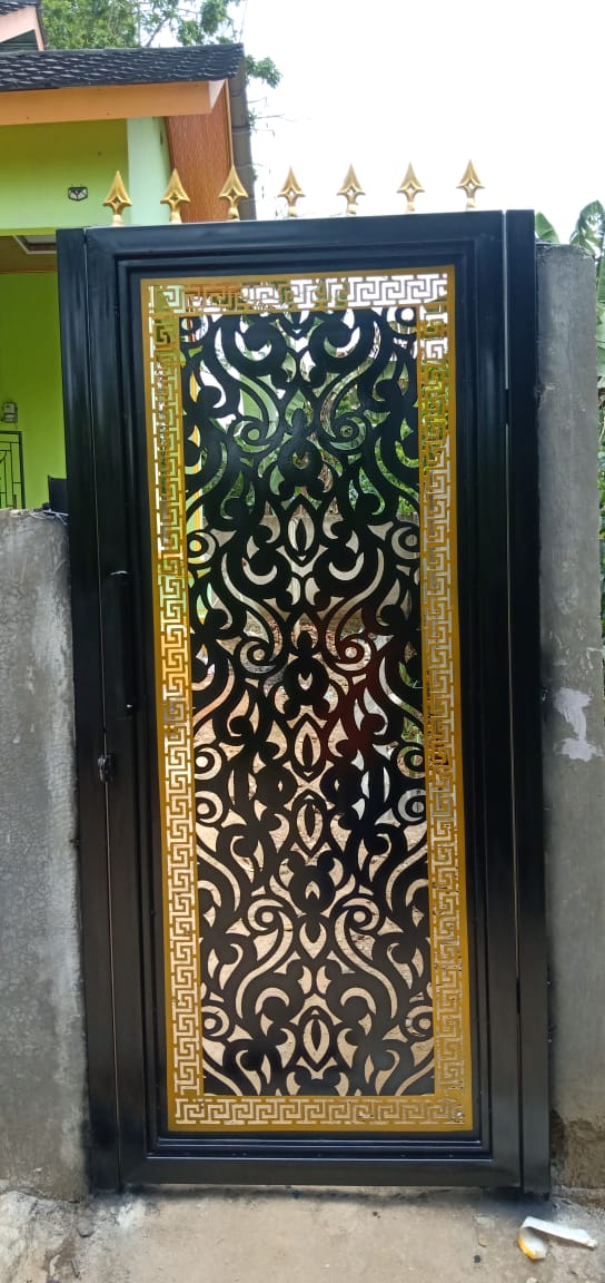 Harga pagar cutting laser Pringsewu terjangkau Amanah Konstruksi