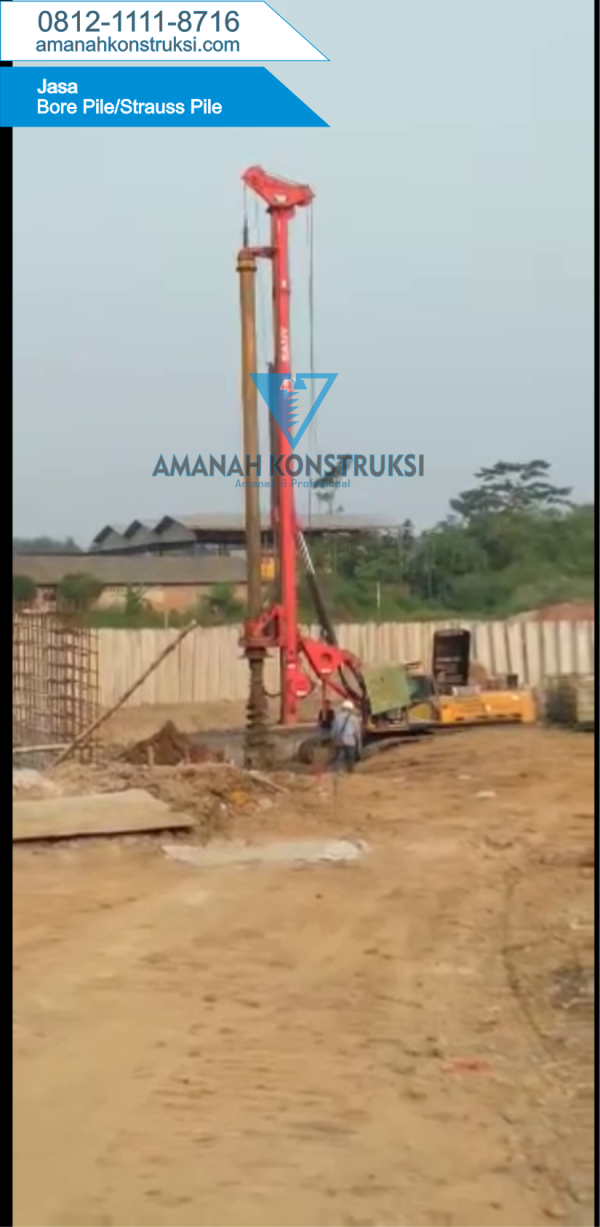 Harga jasa bore pile Tangerang terjangkau - All in pembesian & cor